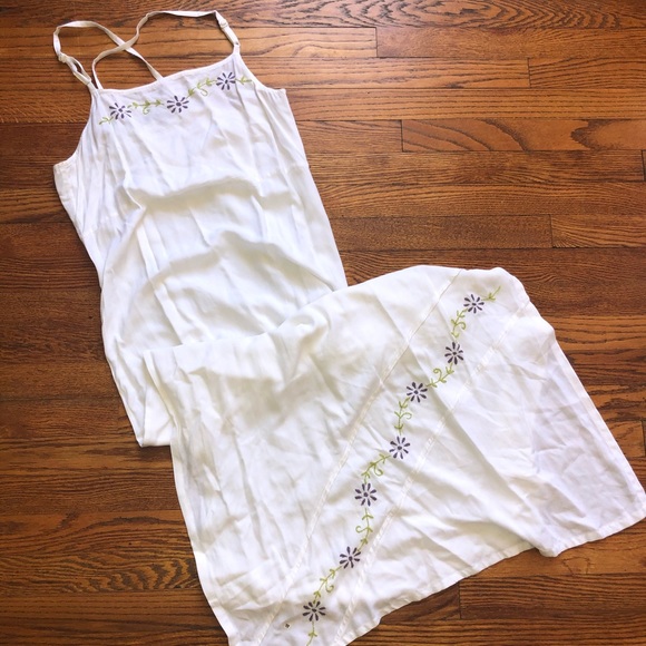 Funky People | Dresses | Funky People White Maxi Dress | Poshmark